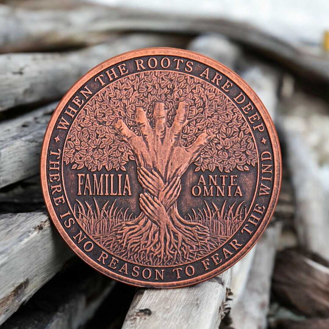 A small coin that holds a family together – EDC Reminder Coins