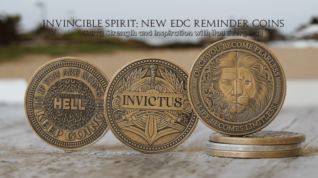 Wise quotes engraved on high quality minted coins for daily motivation ...