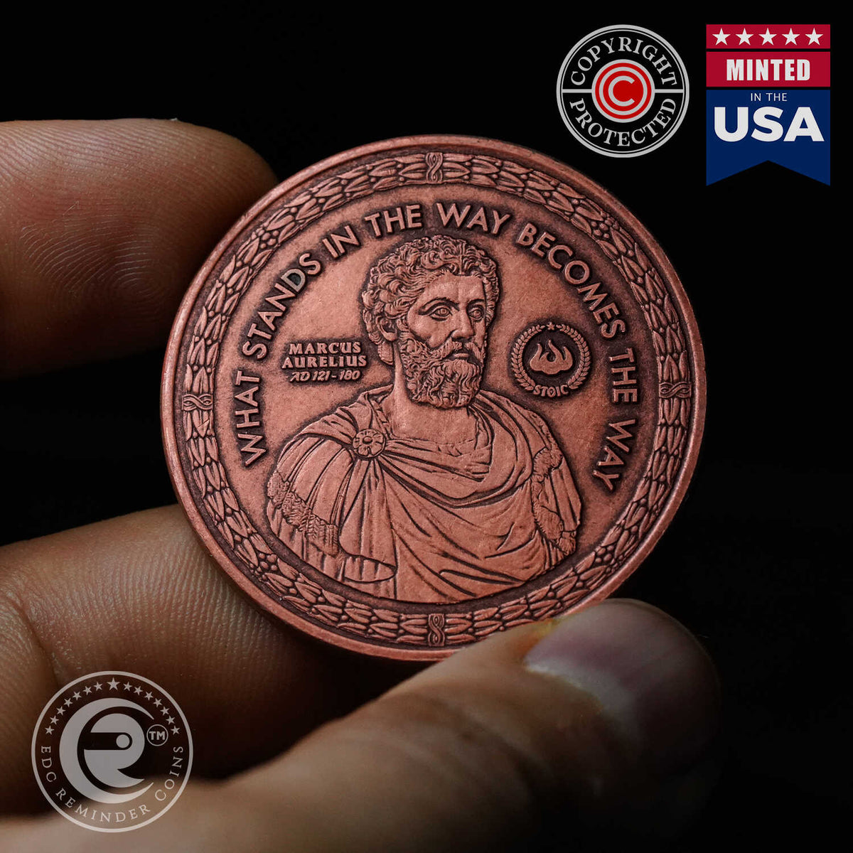 The Obstacle Path Coin – EDC Reminder Coins