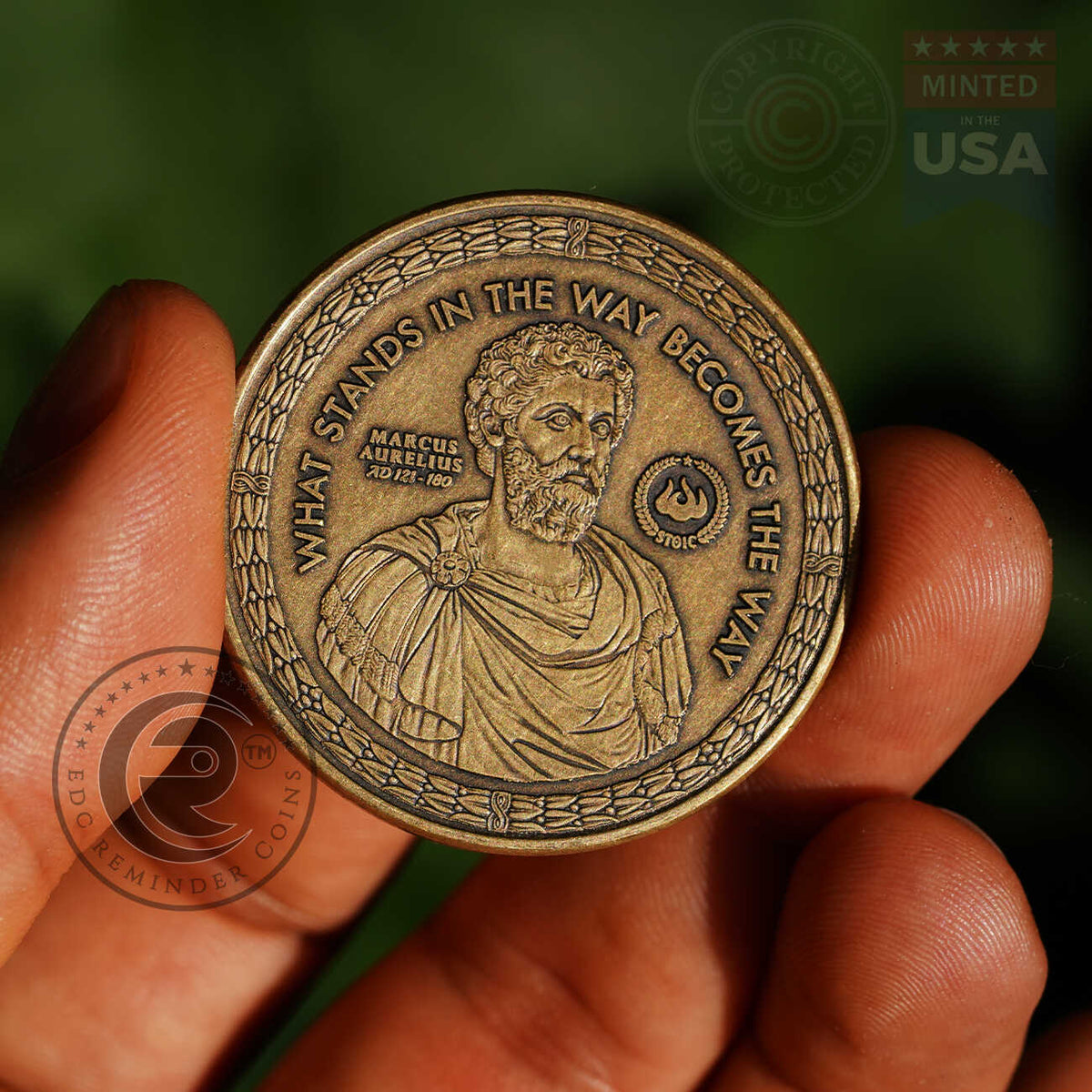 The Obstacle Path Coin – EDC Reminder Coins