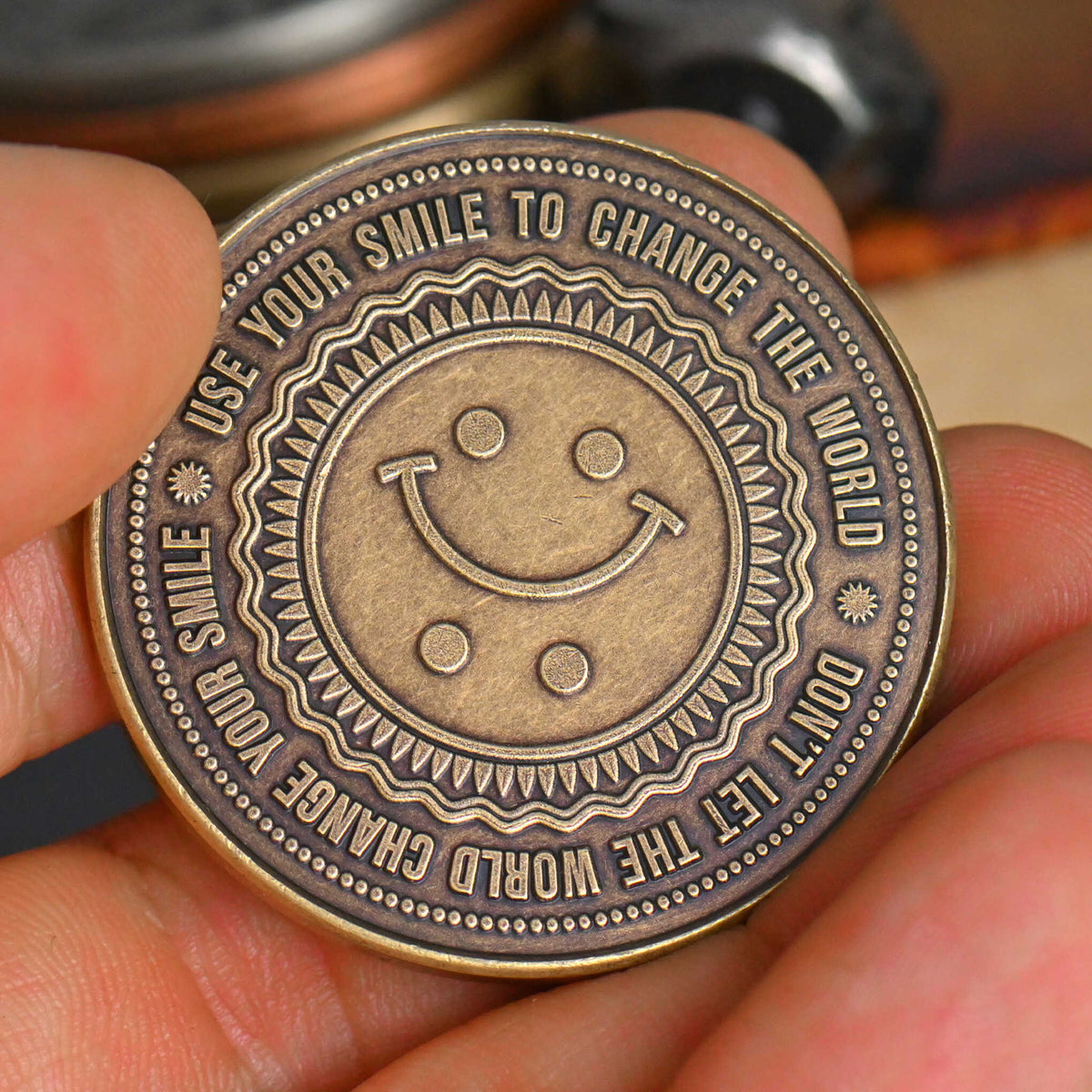 Smile Coin – EDC Reminder Coins