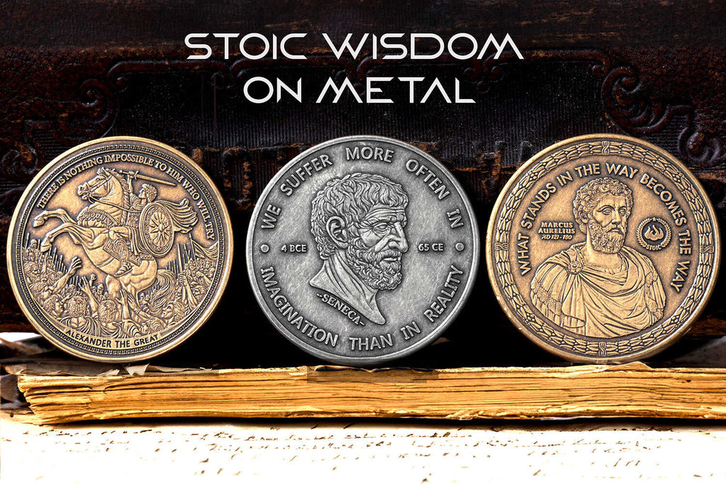 Wise quotes engraved on high quality minted coins for daily motivation ...