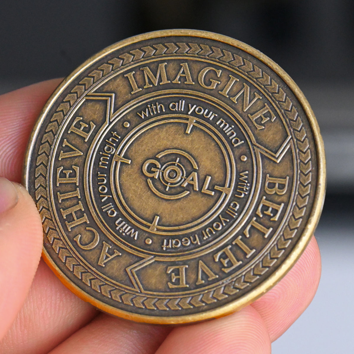 Goal Achiever Coin – EDC Reminder Coins