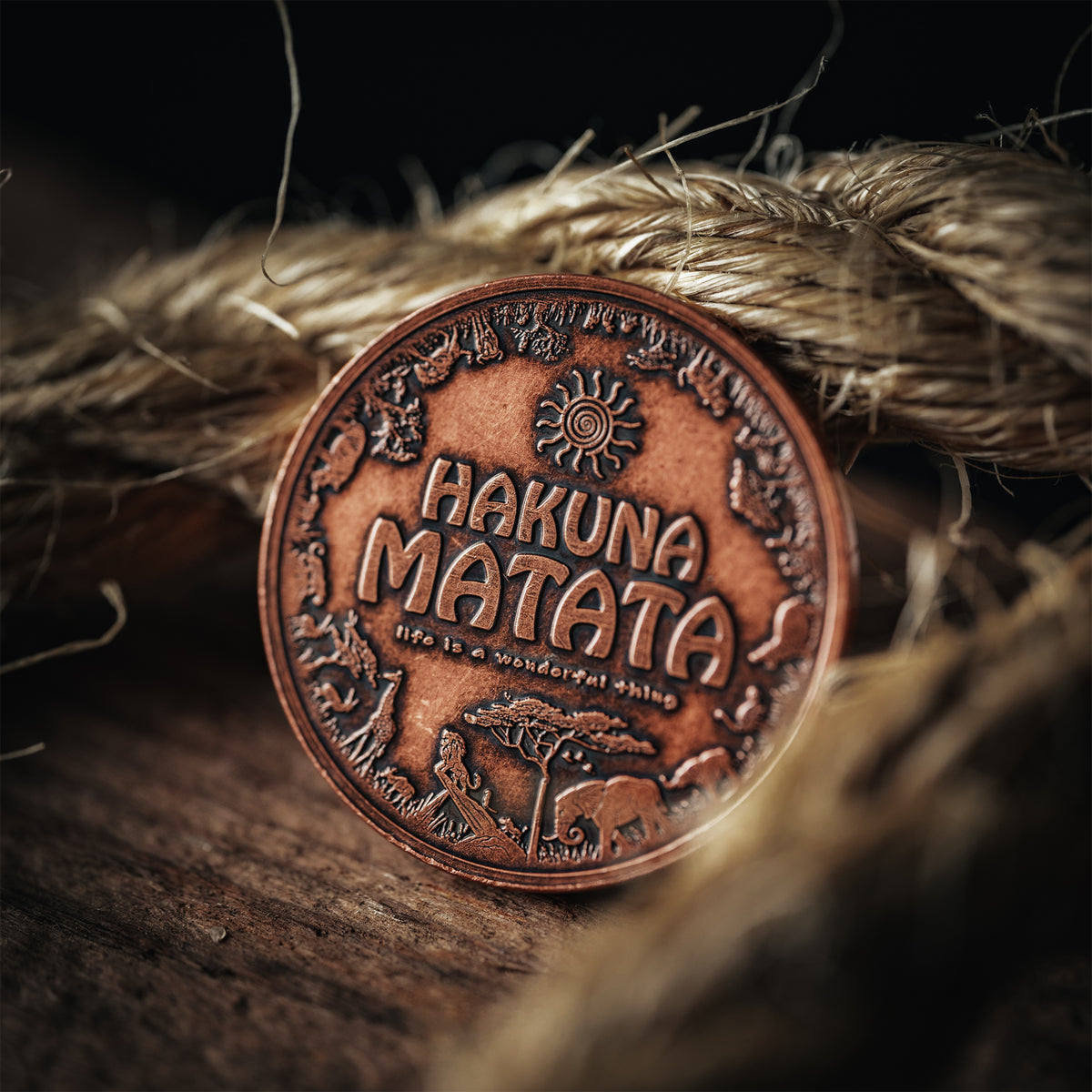 Hakuna Matata Coin – EDC Reminder Coins
